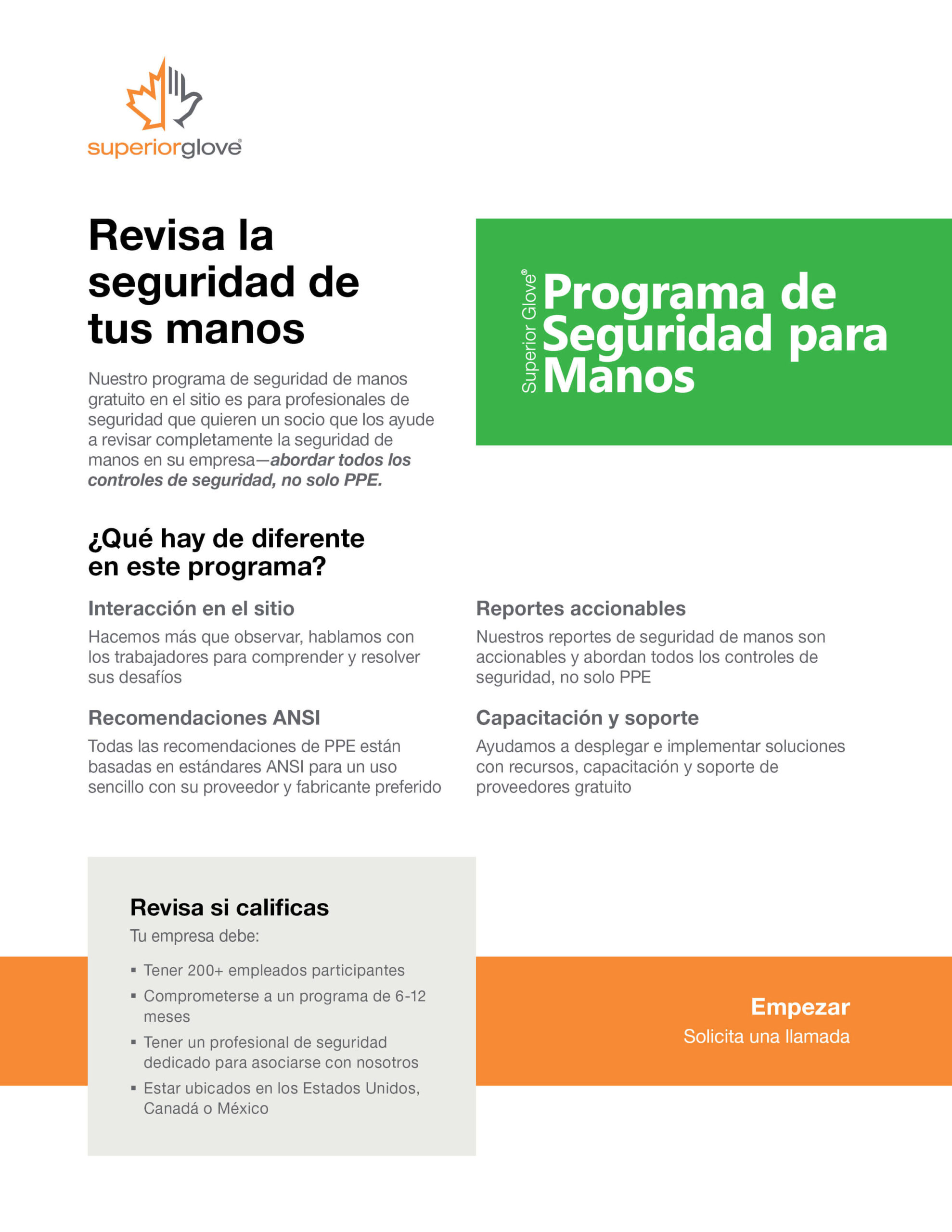 Hand Safety Program Overview ES - Superior Glove